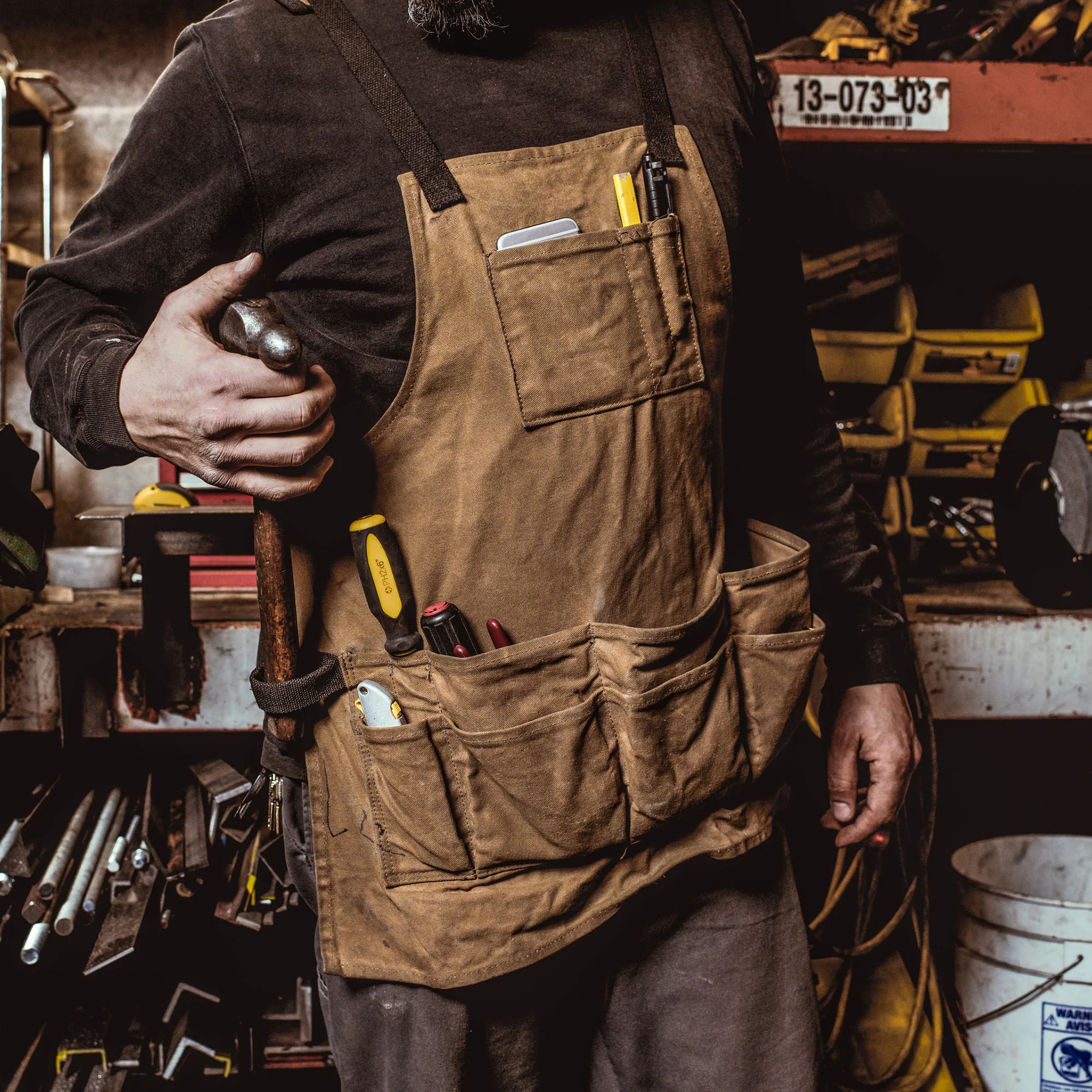 Tool apron store